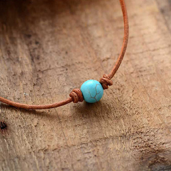 Single Stone Choker | Handmade Natural Stone Choker Necklace – Sehaya