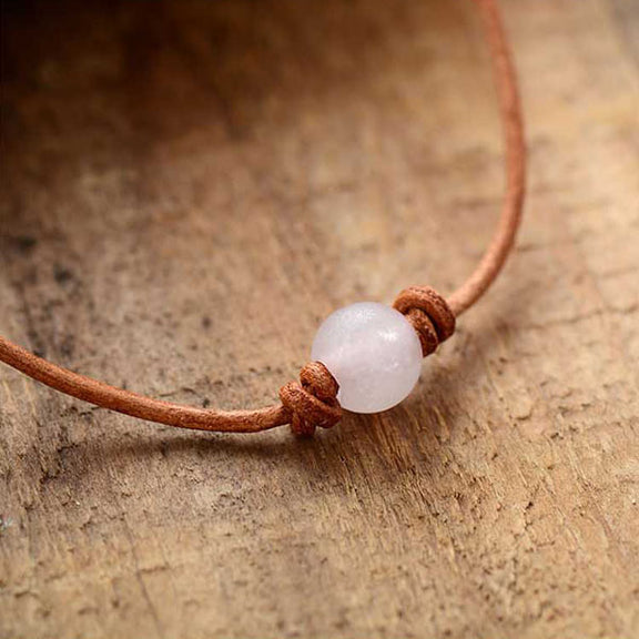 Single Stone Choker | Handmade Natural Stone Choker Necklace – Sehaya