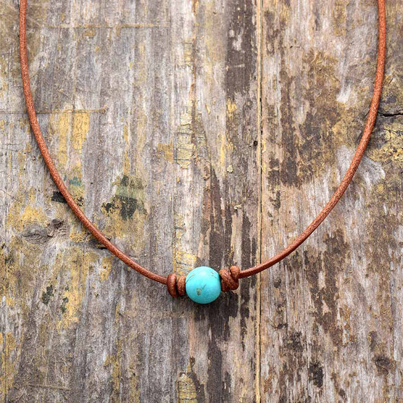 Single Stone Choker | Handmade Natural Stone Choker Necklace – Sehaya
